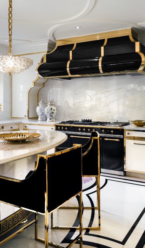 Gold Interiors | Lori Morris Design | Luxury spaces in dazzling gold