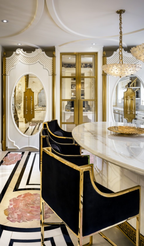 Gold Interiors | Lori Morris Design | Luxury spaces in dazzling gold
