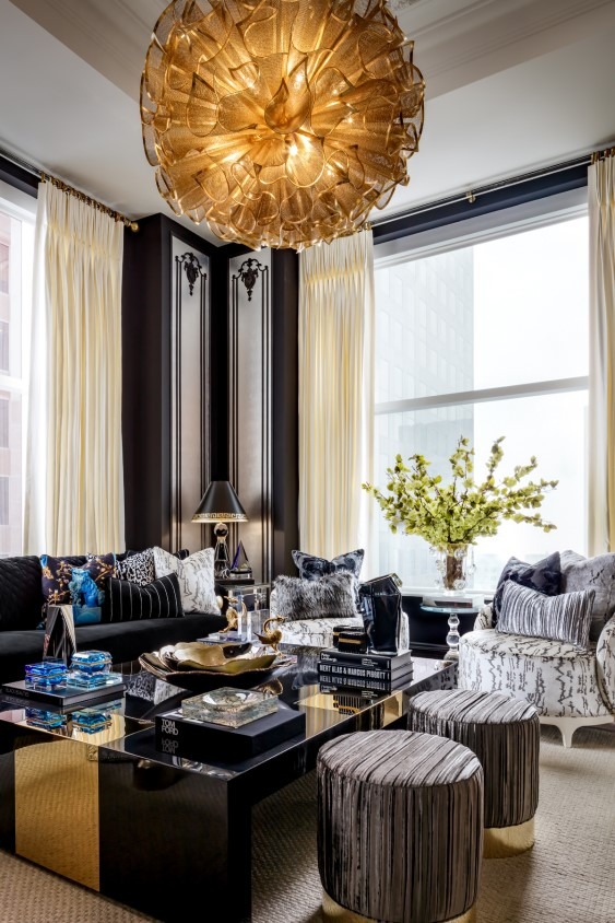 Gold Interiors | Lori Morris Design | Luxury spaces in dazzling gold