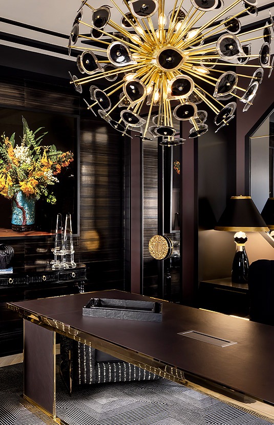 Gold Interiors | Lori Morris Design | Luxury spaces in dazzling gold