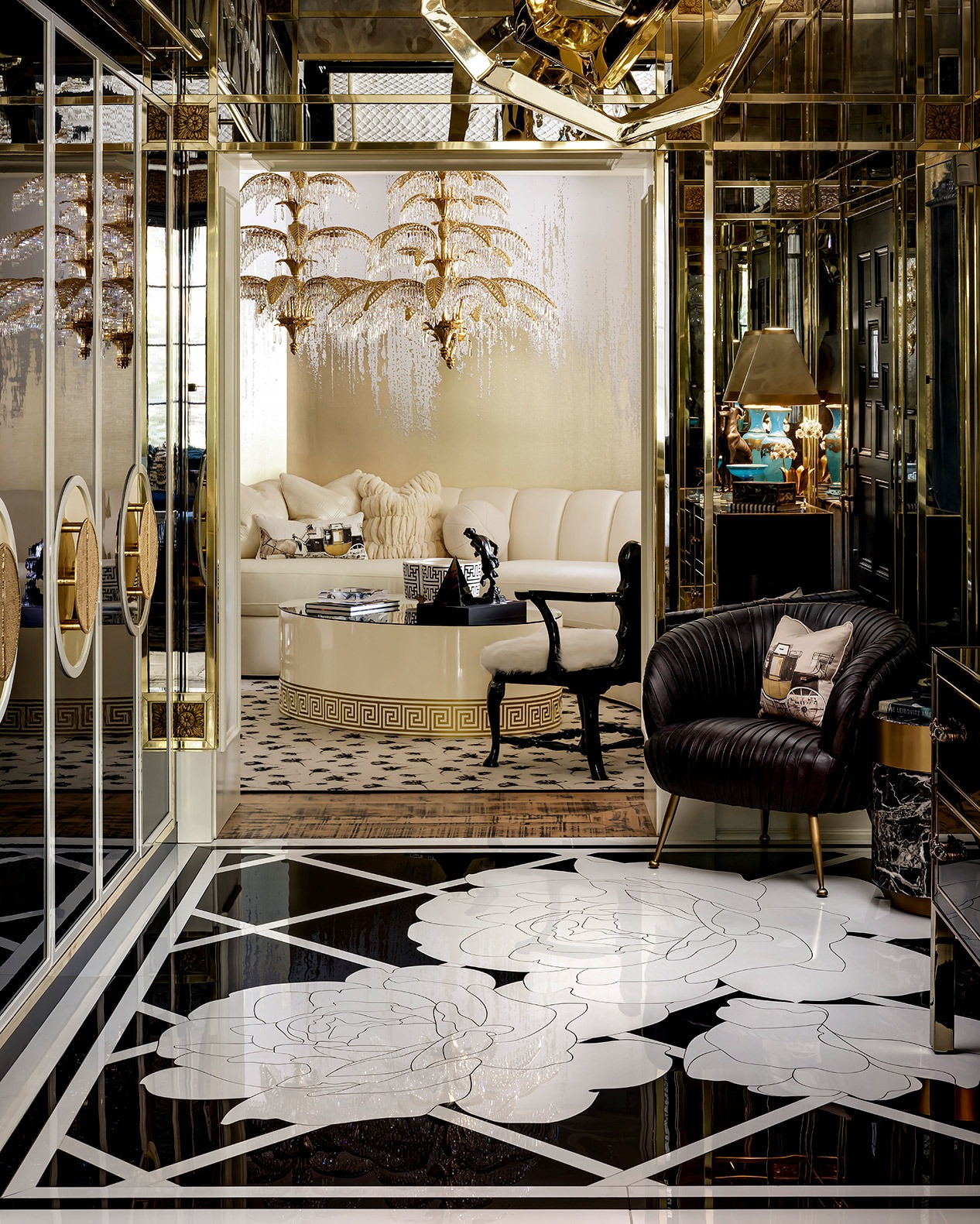 Gold Interiors | Lori Morris Design | Luxury spaces in dazzling gold