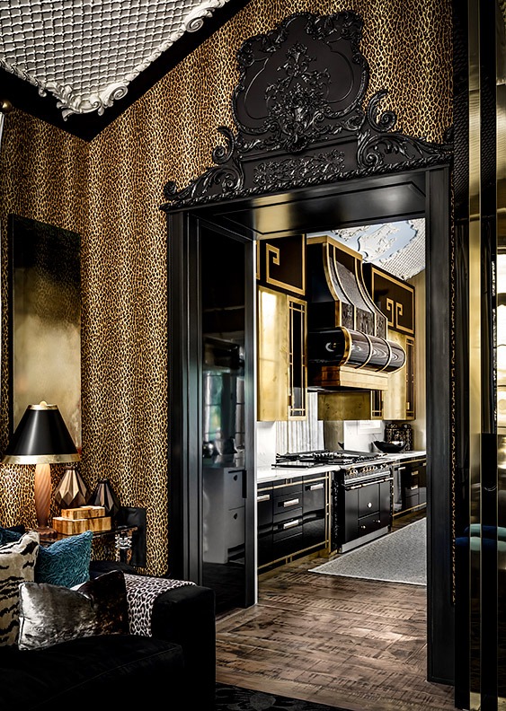 Gold Interiors | Lori Morris Design | Luxury spaces in dazzling gold