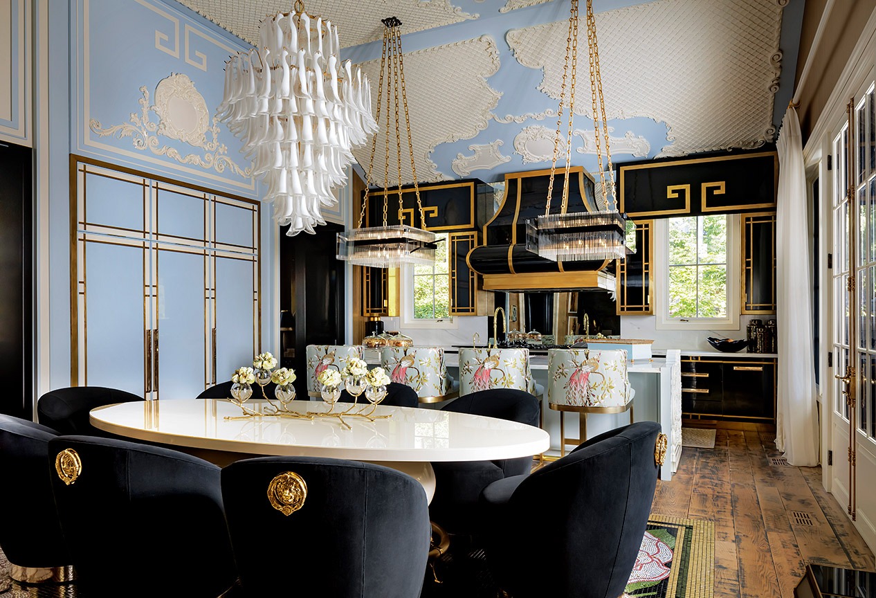 Gold Interiors | Lori Morris Design | Luxury spaces in dazzling gold